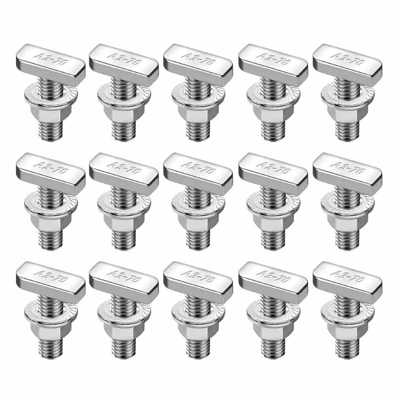 1 комплект из 15шт Т-образных винтов-M8X25