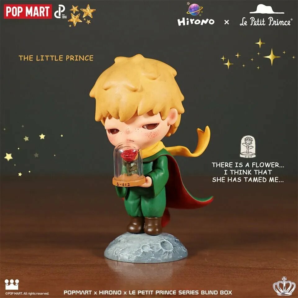 POP MART "The Little Prince" Hirono x Le Petit Prince Series Маленький принц Коллекционные фигурки