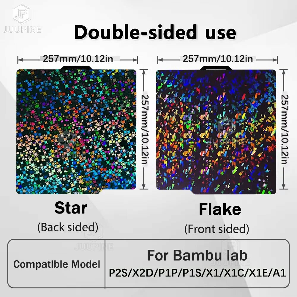 Пластина для 3D-принтера Bambu Lab Star Galaxy, PET-PEI, цвет: PET-PEI — фото 1