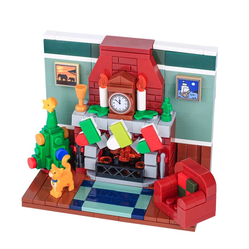 BRICKPANDA Средневековая сцена строительные блоки B22-4