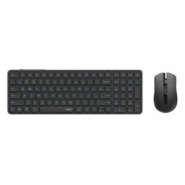 Комплект клавиатура и мышь Rapoo 9350S-BLK