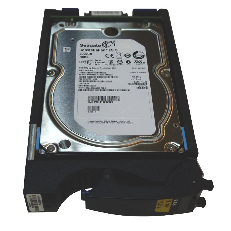 Жесткий диск EMC VNX5500 2TB 7.2K 6Gb 3.5" SAS-Fibre Channel