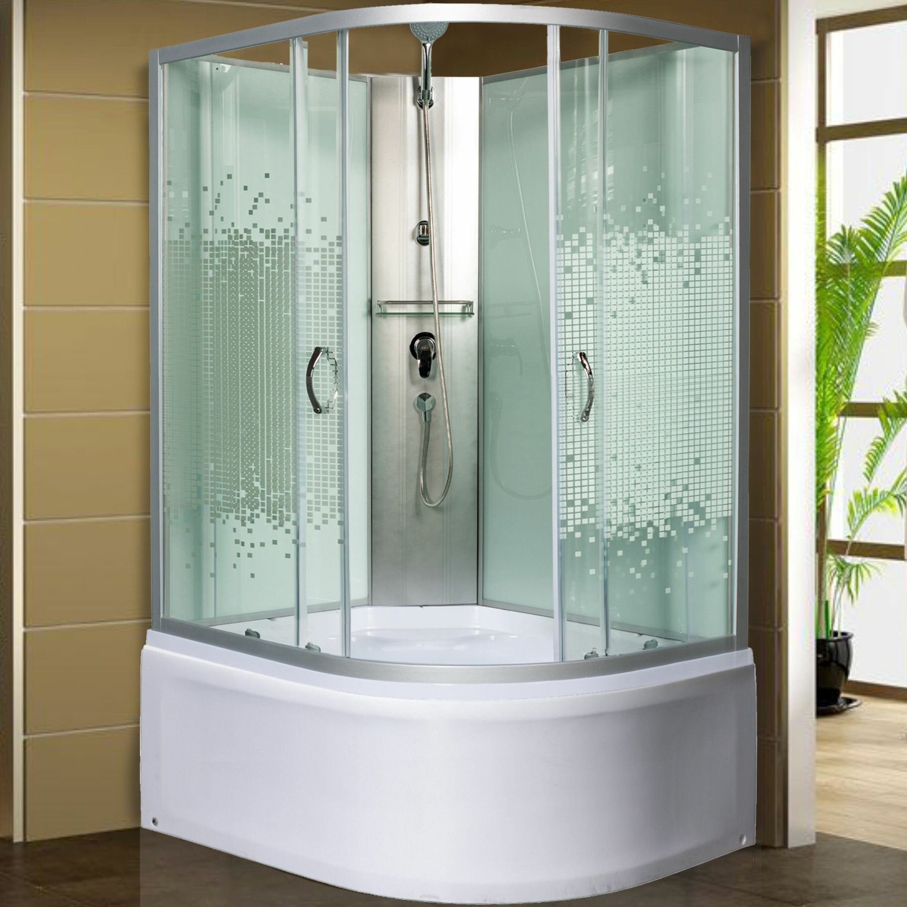 Душевая кабина Мономах 120x80 XL Б/К 120/80/44 МЗ L