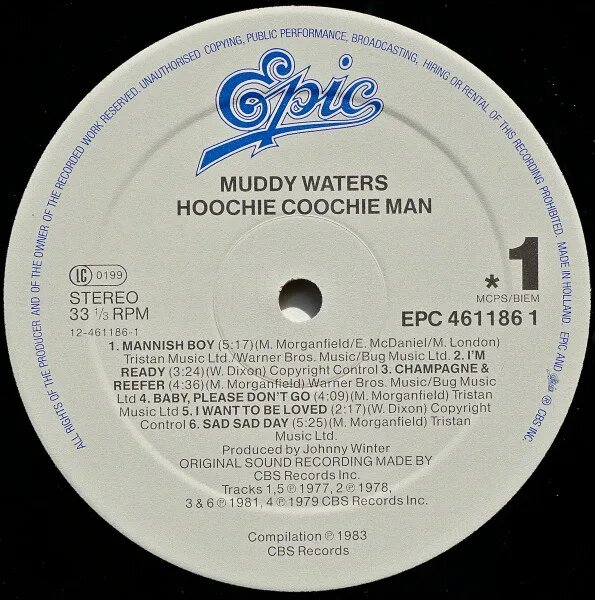 Muddy Waters - Hoochie Coochie Man EX- — фото 1