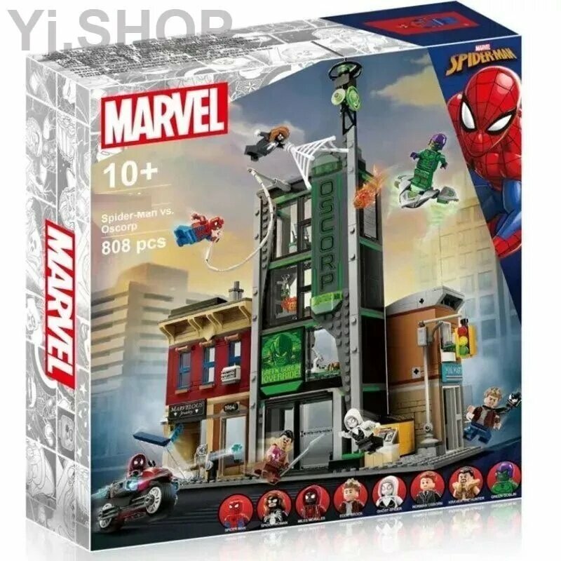 Конструктор Super Heroes Человек-паук против Oscorp, 76324
