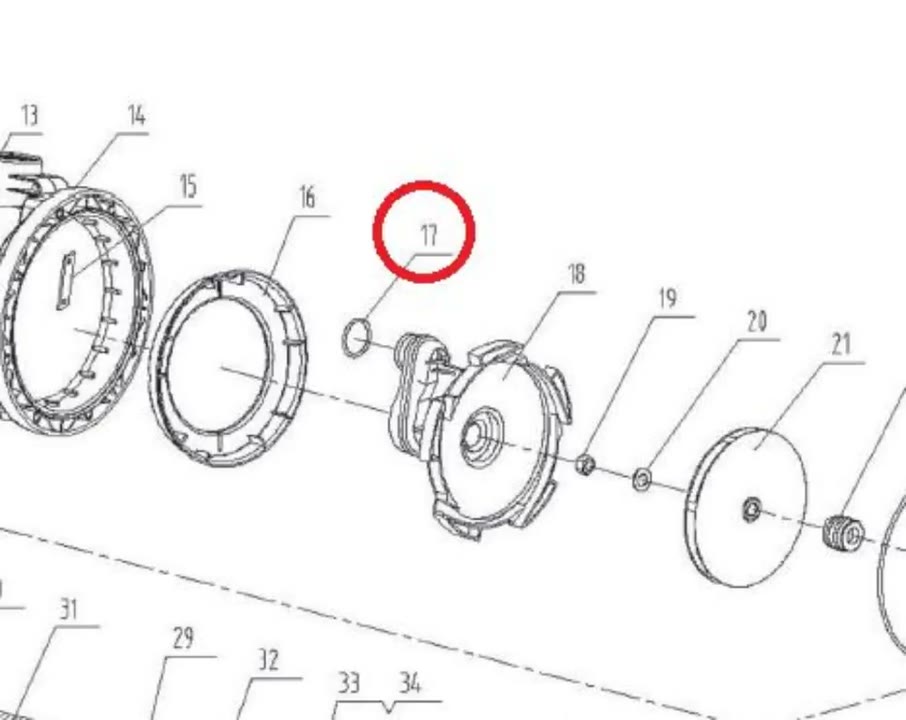 Кольцо QUATTRO ELEMENTI A600/800 G800 диффузора — фото 1