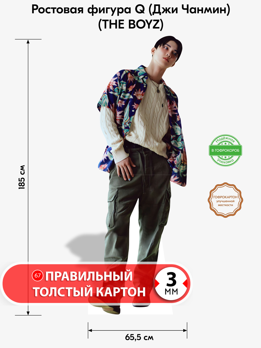 Аксессуар для фотосессий, самое это, Q (Джи Чанмин) (THE BOYZ) 1, k-pop, ростовая фигура