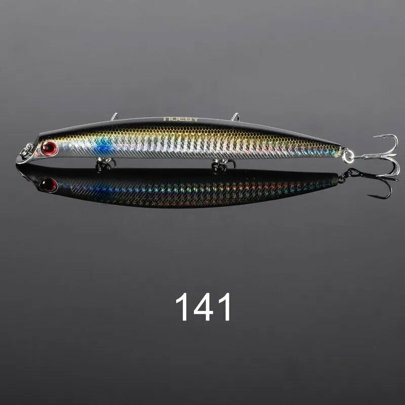 Рыболовная приманка NOEBY Sasuke Minnow 12 см/16 г, 15 см/24 г, плавающая вигглер без губ для ловли окуня, щуки, приманка