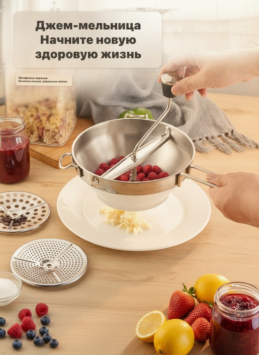 Протирка овощей, фруктов, ягод