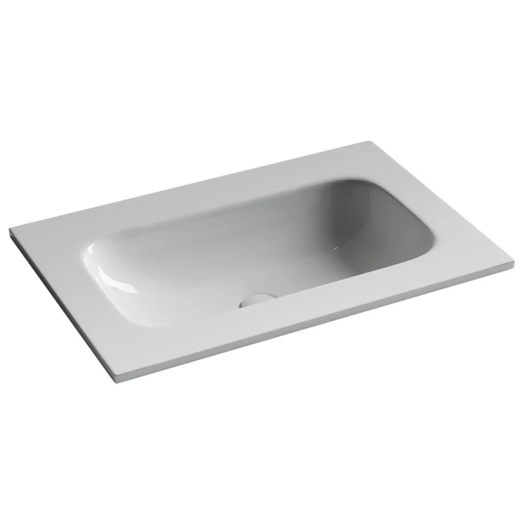 Раковина накладная Ceramicanova Grace 71х45,7х13,7 см, для ванной комнаты, белый, CN7031wx