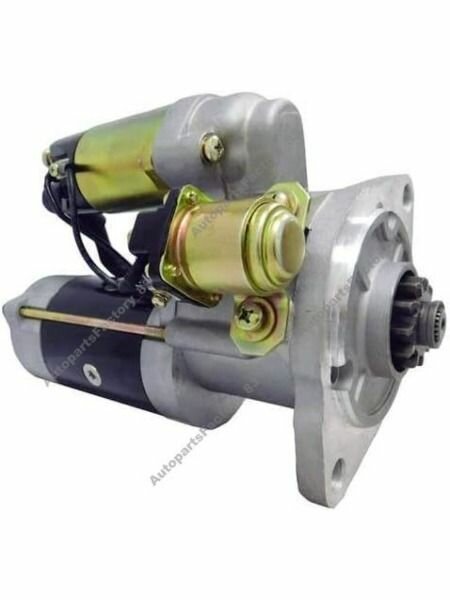 Стартер 24V 11 зубьев M9T60171 для экскаватора Kato HD1403 с двигателем Mitsubishi 6D24