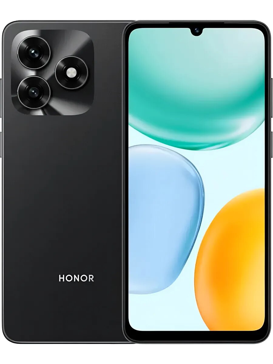 Смартфон HONOR X5c 4 ГБ/64 ГБ Черный Ростест (EAC), экран 6.74", аккумулятор 5260 мА*ч — фото 1