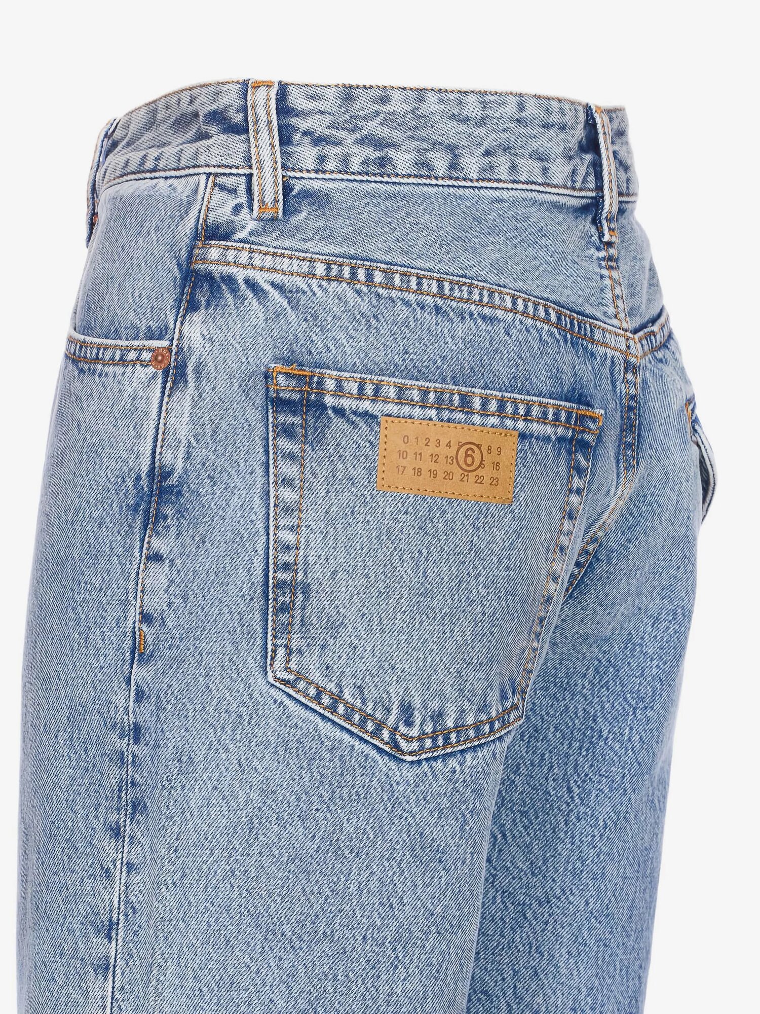 Джинсы широкие MM6 Wide-leg jeans, размер 42 — фото 1