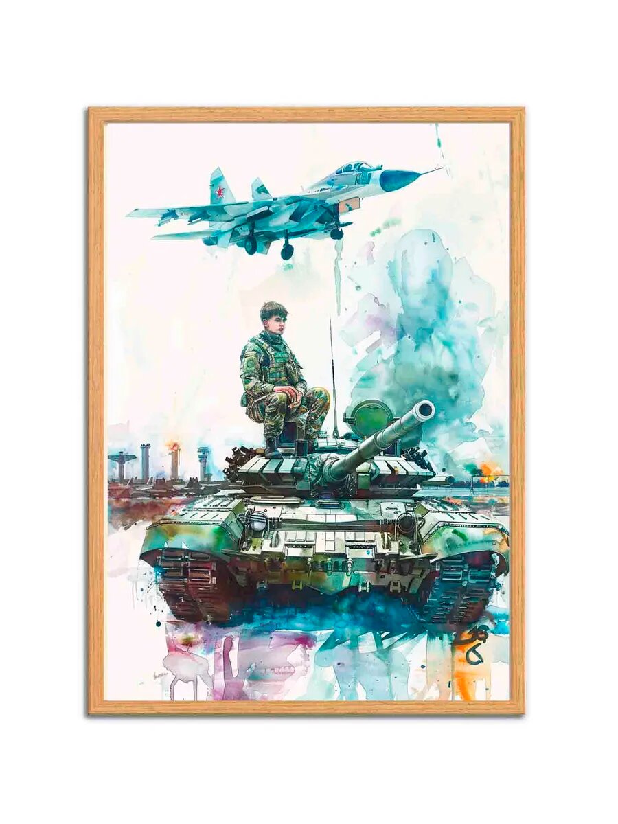 Птица-солдат Пегас 5, Плакат 30x42см