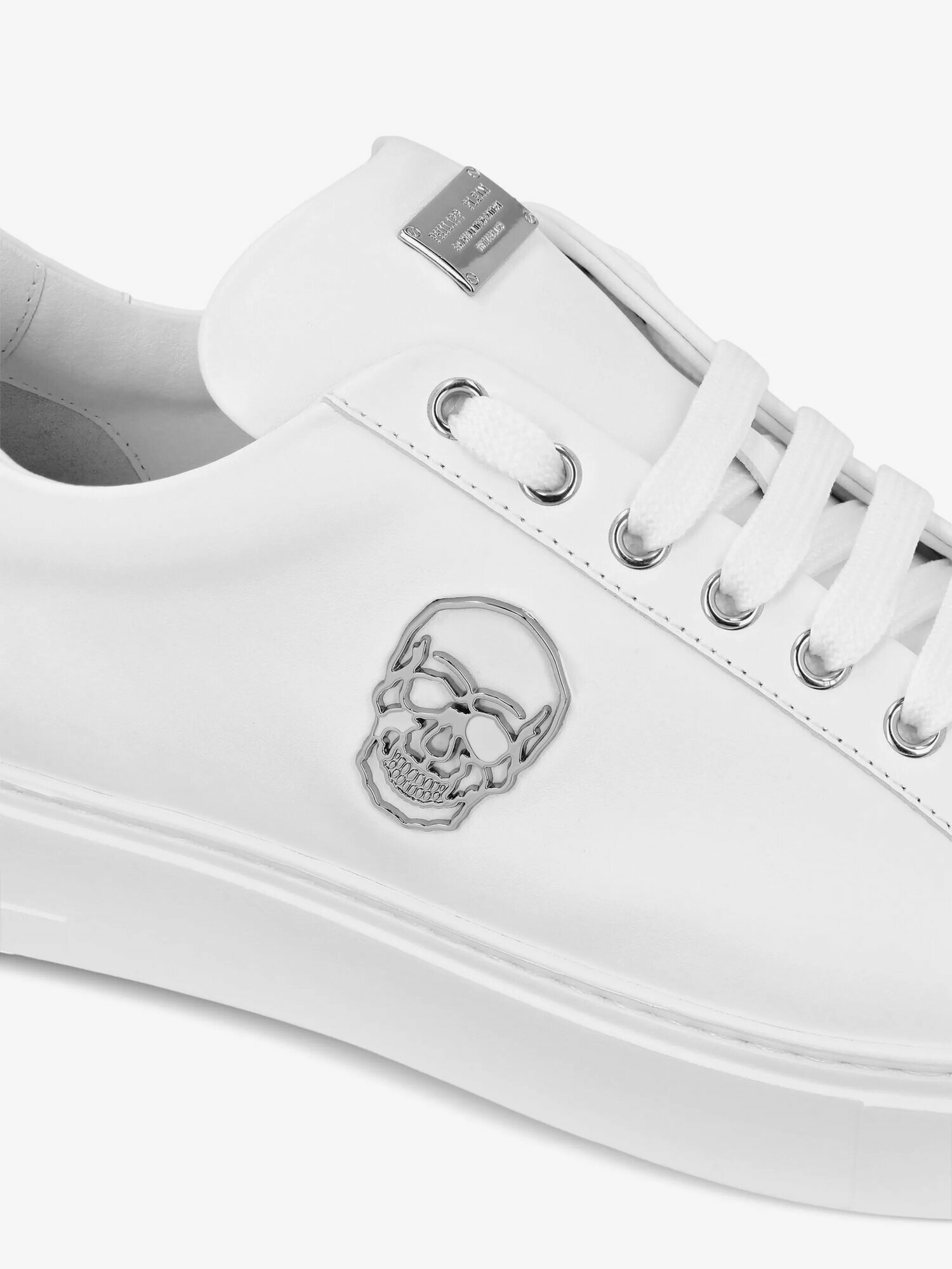Кроссовки PHILIPP PLEIN, размер 35, бежевый/белый — фото 1