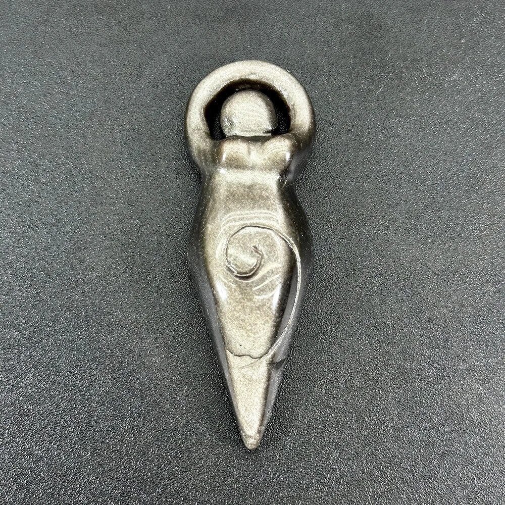 Хрустальная статуя богини XINCHEN Golden Obsidian