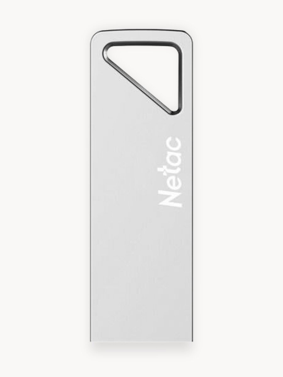 Флешка USB NETAC U326 8ГБ, USB2.0, серебристый [nt03u326n-008g-20pn]