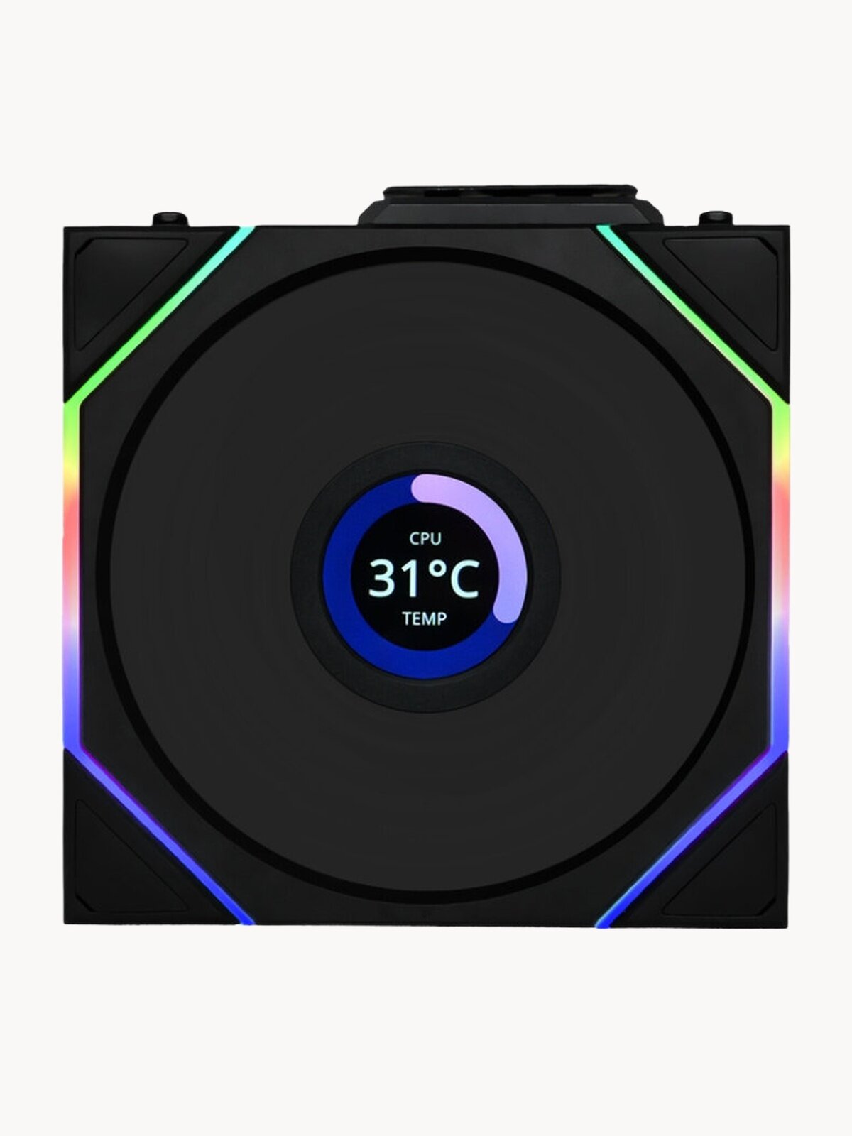 Вентилятор для корпуса Lian Li UNI FAN TL WIRELESS LCD 120 Reverse Blade 12RTLLCD1W1B ARGB Black (G99.12RTLLCD1W1B. R0)