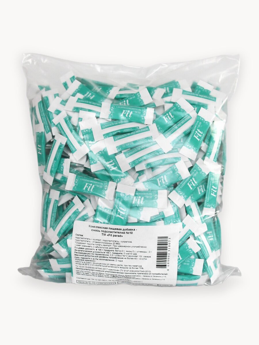 FitPARAD / Сахарозаменитель ФитПарад №10 стик 1000 шт.