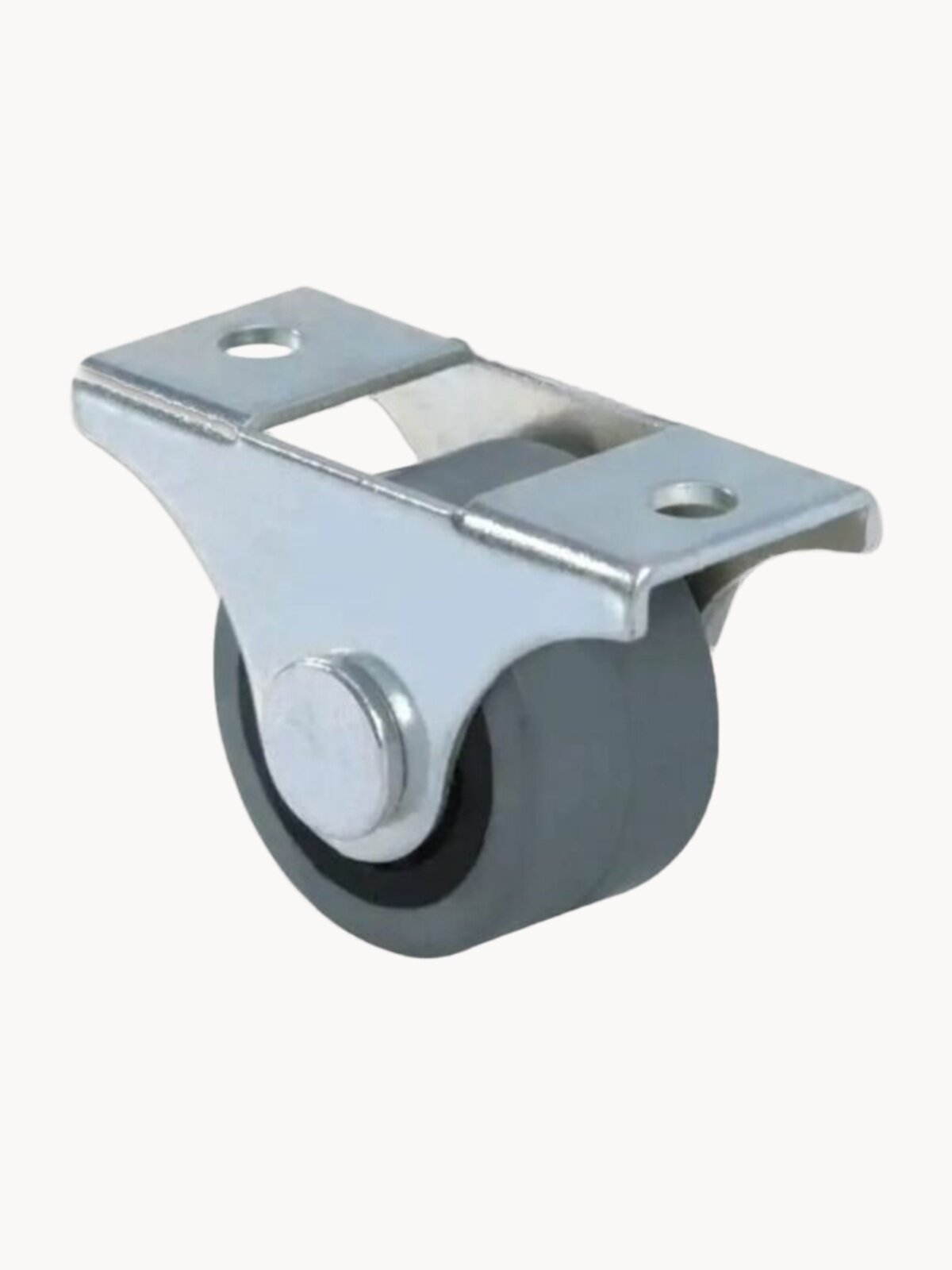 Опора колесная для диванов, неповоротная, прорезиненная D25мм, 4шт.