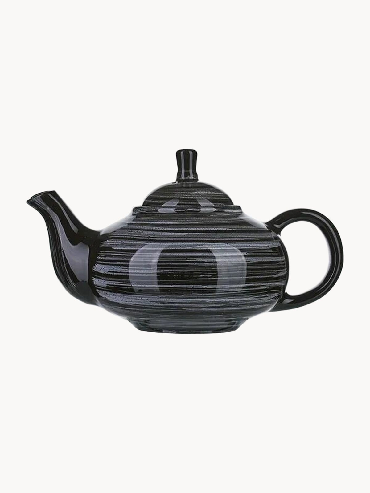 Чайник керамический "Маренго" 700мл L-22,5см темно-серый