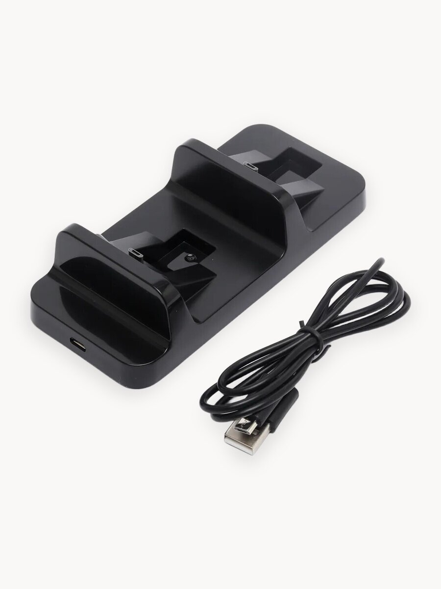 Зарядная станция DOBE для 2-х контроллеров PS4 / PS4 Slim / PS4 PRO цвет чёрный