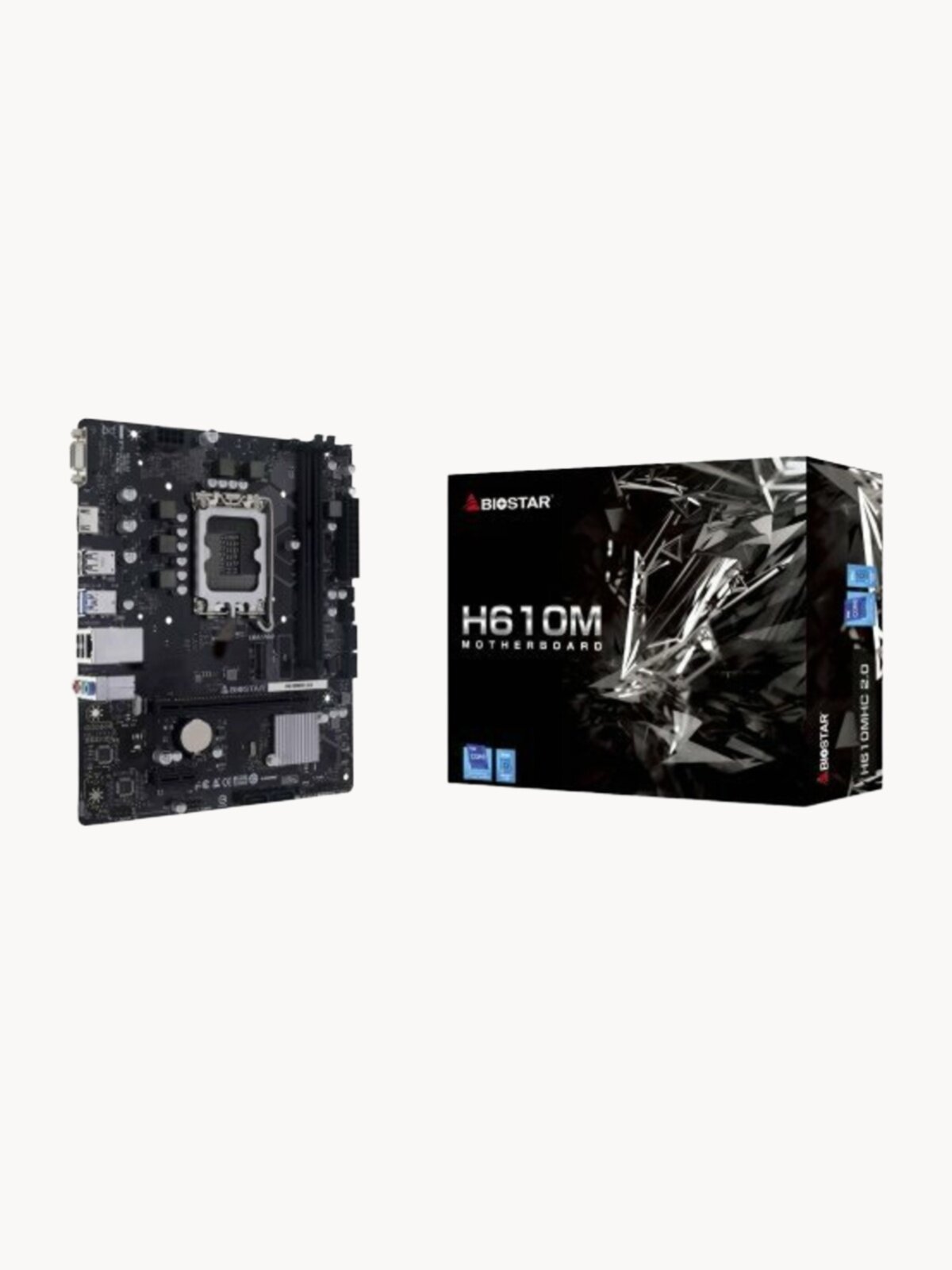 Материнская плата Biostar H610MHC 2.0 (LGA1700, mATX)