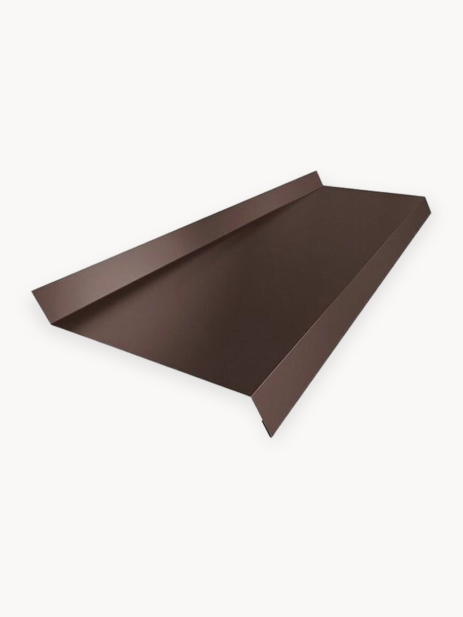 Отлив оконный длинна 1250 мм ширина 70 1шт RAL 8017 коричневый