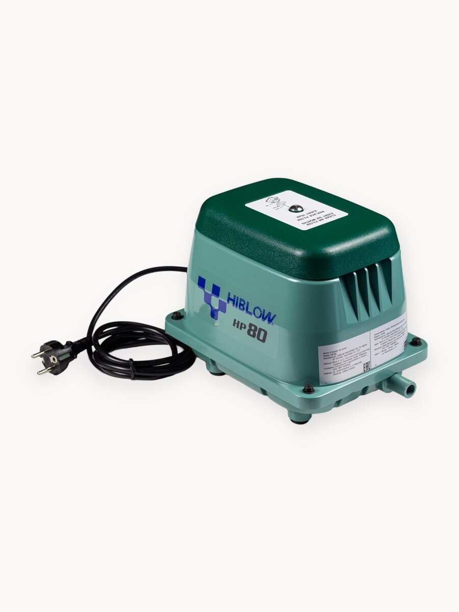 Воздушный компрессор для септика и пруда HIBLOW HP-80
