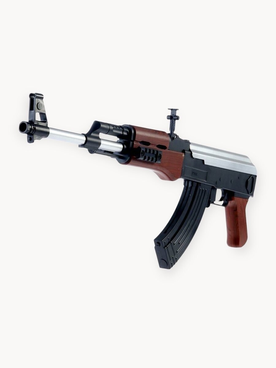 Автомат "АК-47", с лазерным прицелом, для мальчиков, 57 см, черный