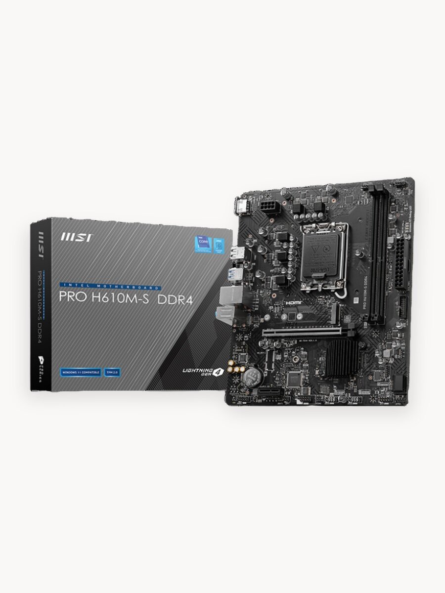 Материнская плата MSI PRO H610M-S DDR4 LGA1700 Retail