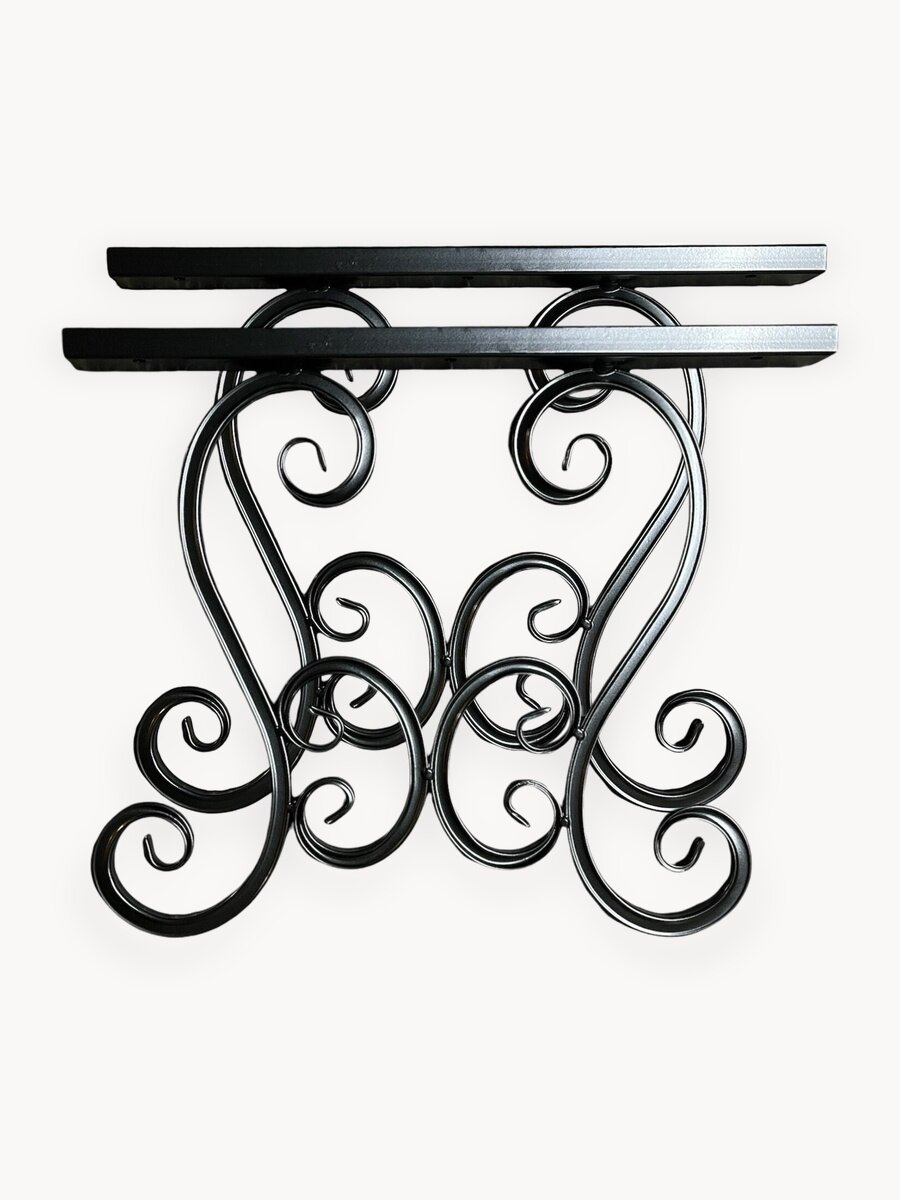 Боковые опоры для скамейки YSL3 черного цвета