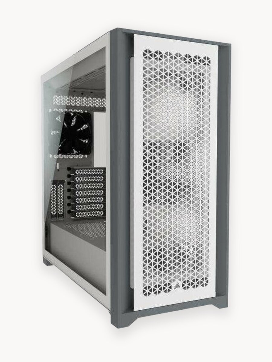 5000D AIRFLOW CC-9011211-WW Tempered Glass Mid-Tower, White (627494)