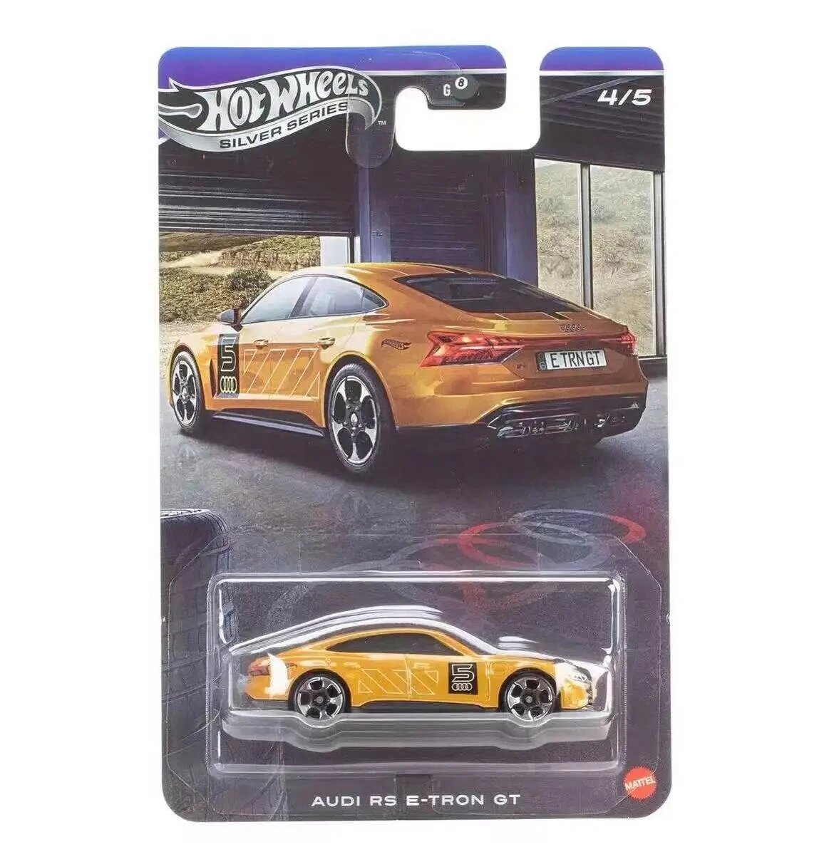 Hot Wheels Audi Silver Series 1:64 AUDI 90 SPORT QUATTRO COUPE RS E-TRON GT GRT01-AUDI-4