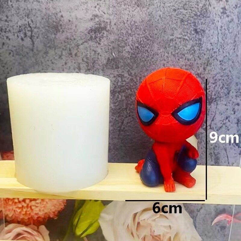 Человек-паук штукатурка кукла украшения Marvel супергерой подарок на день рождения украшение креативная игра