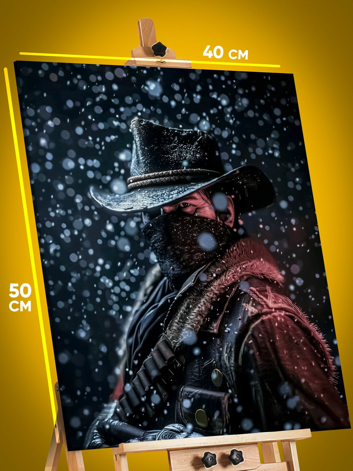 Картина на стену Red Dead Redemption игра 40x50