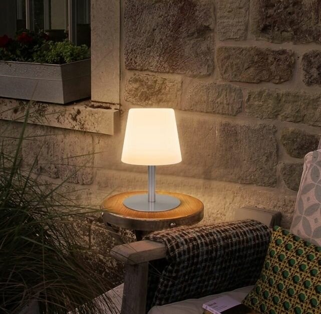 Беспроводной солнечный светодиодный ночник с регулировкой яркости 26 см Eva Solo цвет серый 571371