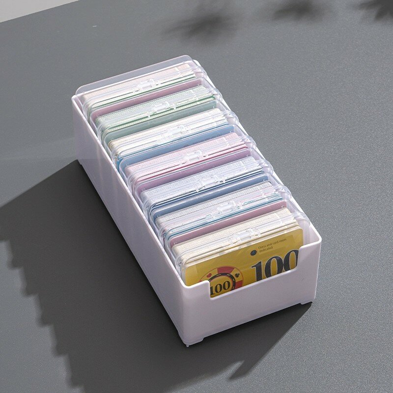 Коробка для хранения фишек для маджонга, карт для шахмат и карточных игр, удостоверений личности, банковских карт,