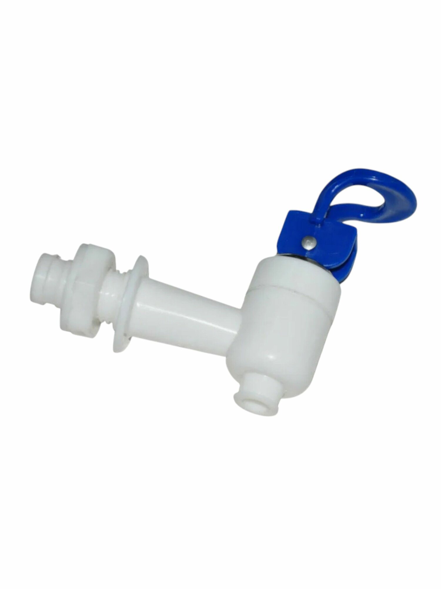 Кран кулера KL003, красный, механическое управление, внешняя резьба, 16 мм