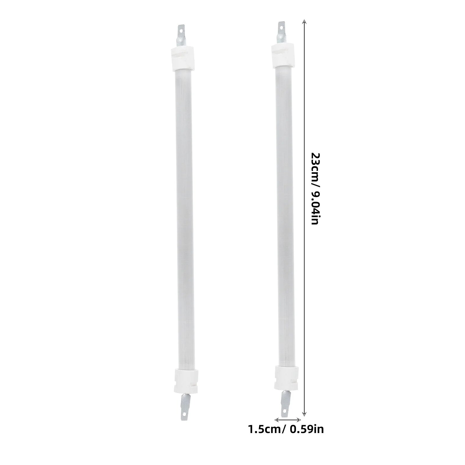 Запасные части для нагревателя, 2 шт, кварцевые нагревательные трубки