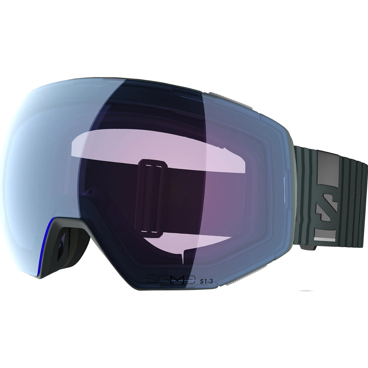 Горнолыжные очки Salomon Radium Prime Sigmaphoto Green Gables Cat. 1-3 + 1 (с доп. линзой) 25/26 зеленый, для мужчин , Зеленый