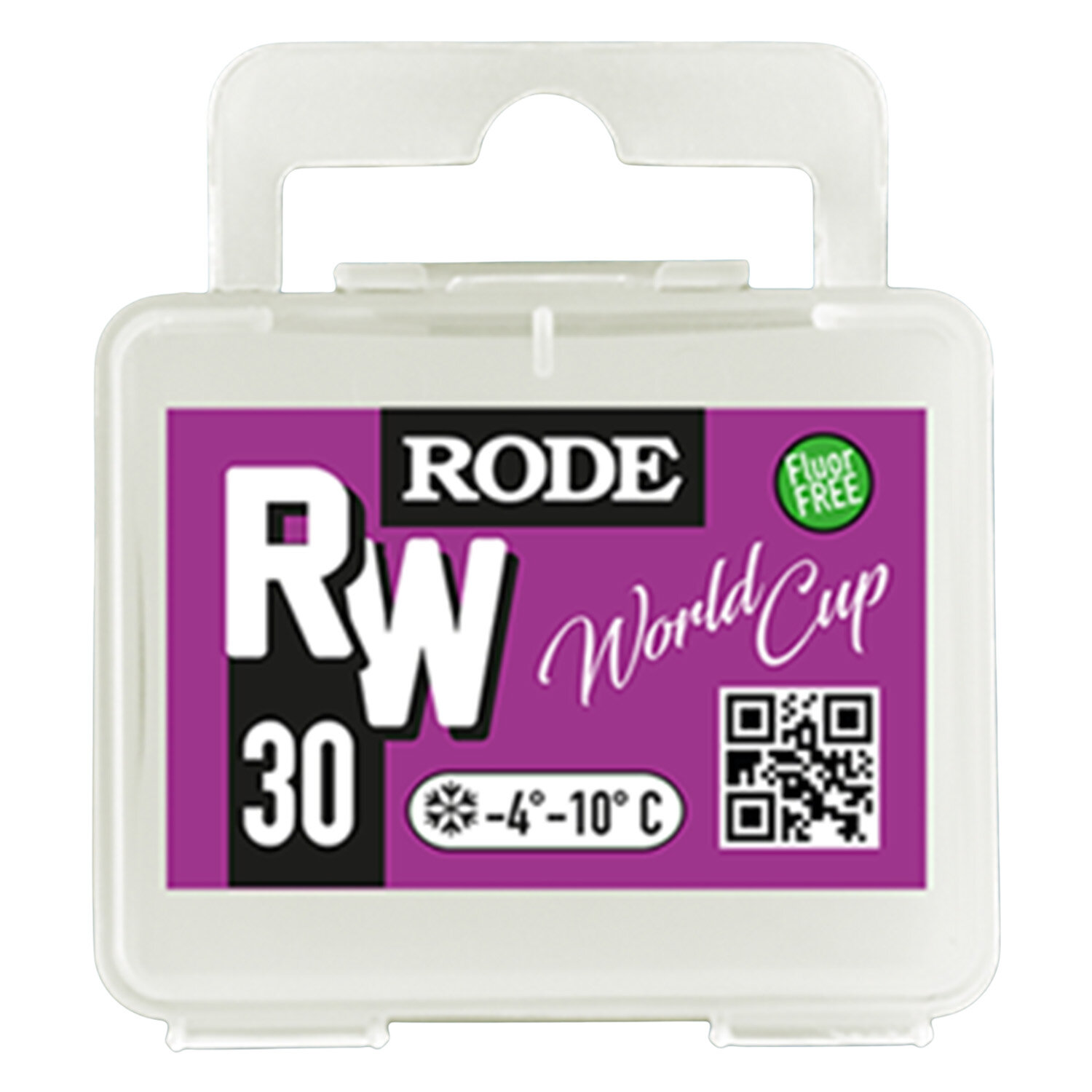 Универсальный парафин скольжения твердый RODE Roto Wool Block -4C°. -10C° Violet