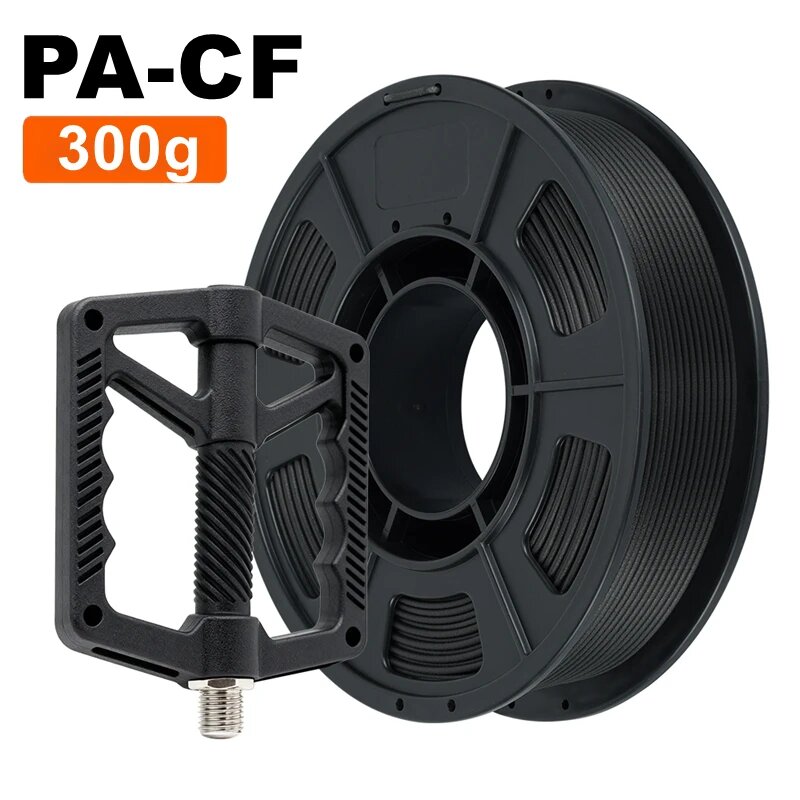 Нейлоновая нить KINGROON из углеродного волокна PLA PETG 1,75 мм, 0,3 кг (НЕ 1 кг), высокопрочная PLA-CF PETG-CF PA-CF для 3D-принтера, 300 г