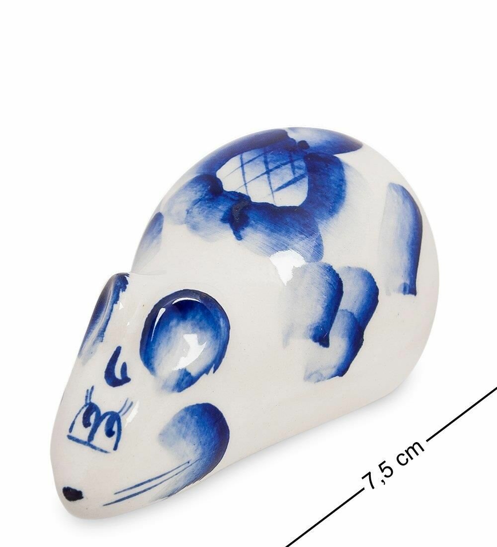 Фигурка Мышка-норушка бол. (Гжельский фарфор) A1974489 Народные промыслы, Фарфор