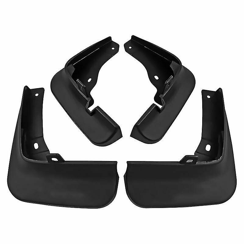 4 штуки Лодки от грязи для автомобиля Mazda 3 BM BN Axela Hatchback 2014-2018, черный цвет, пластик, передняя левая и правая, задняя левая и правая, комплект крепежных принадлежностей