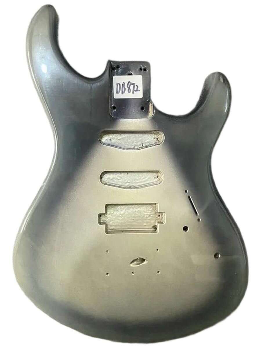 Корпус электрогитары DB872, 6-струнный, с металлик покрытием, конфигурация звукоснимателей SSH, проблема с покраской, стандартное тремоло, для самостоятельной сборки (DIY).