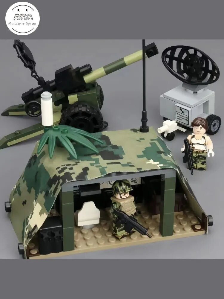 Совместим с лего/ Битва на поле боя в джунглях