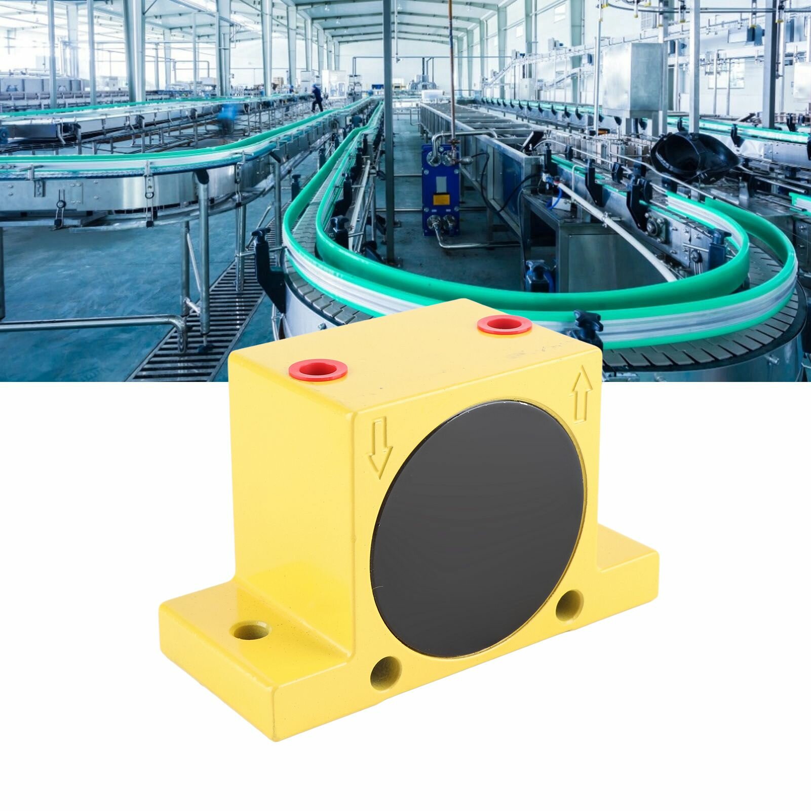 Пневматический вибратор с резьбой 1/4 дюйма, воздушная турбина, механическая вибрационная платформа, GT25