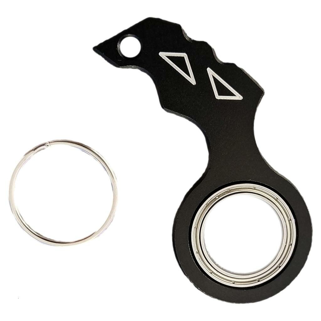 Металлический спиннер-брелок, Черный