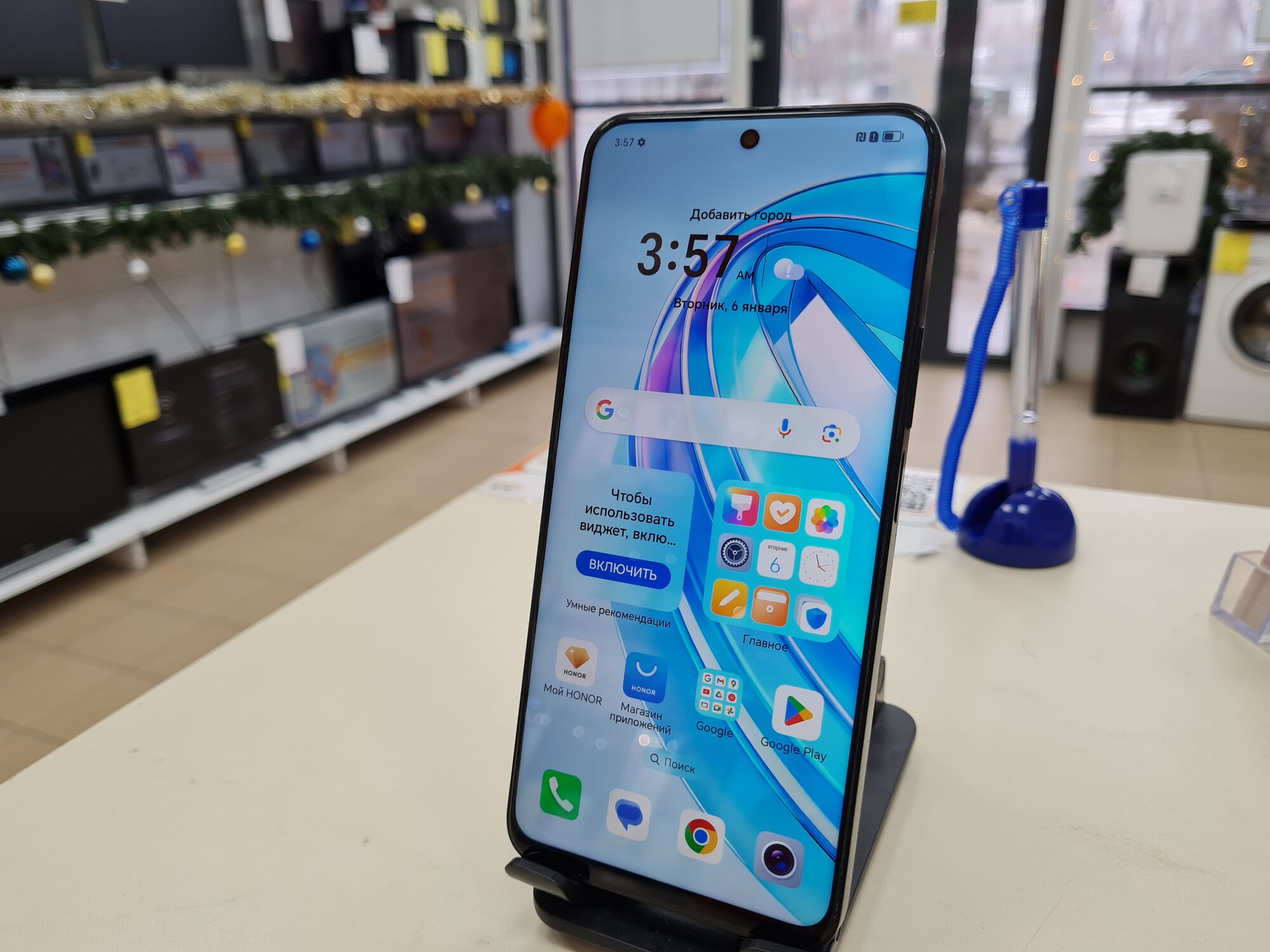 Смартфон HONOR X8A 6/128 ГБ RU, Dual nano SIM, midnight black